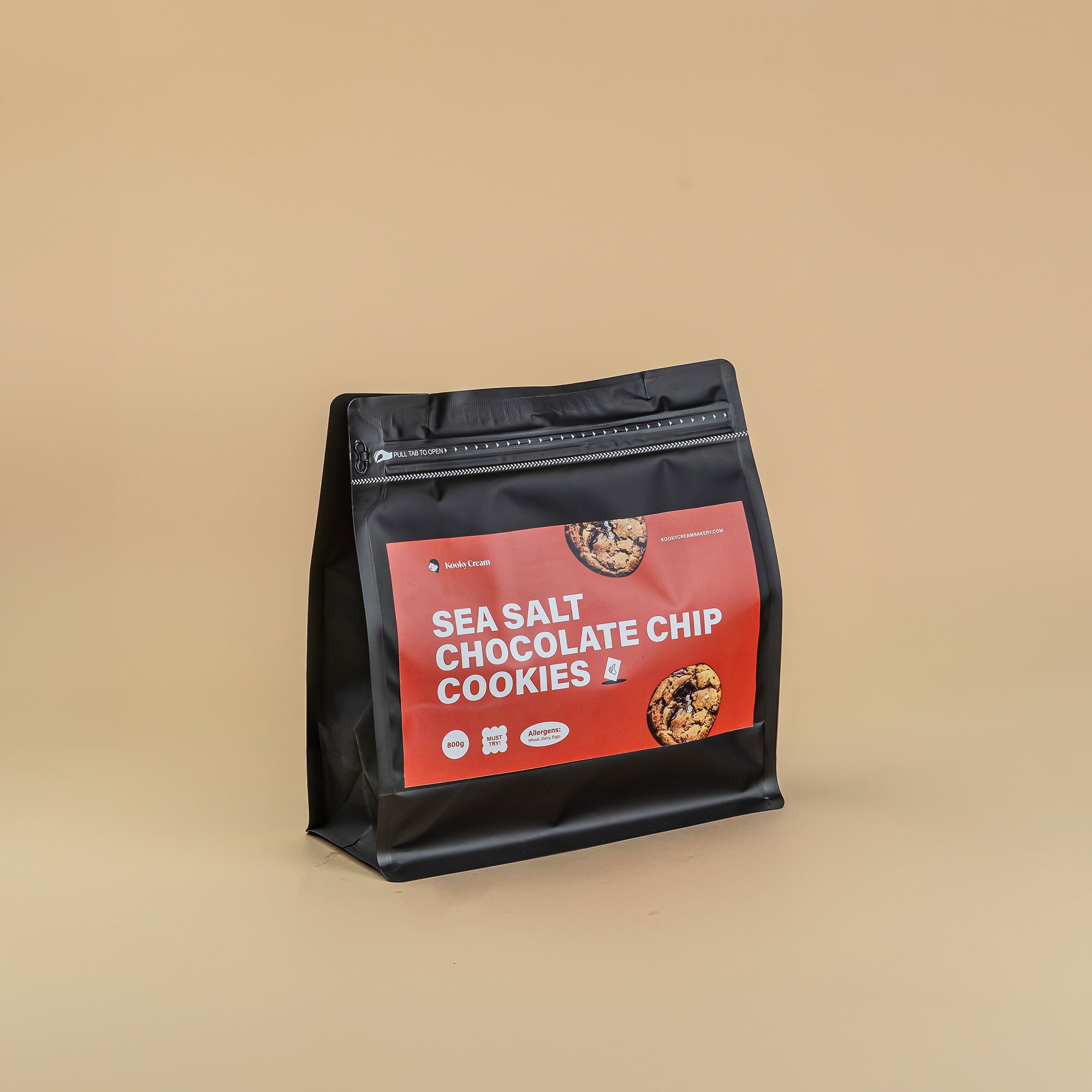 Sea Salt Chocolate Chip Cookies 800g | Kooky Cream – Kooky Cream Bakery